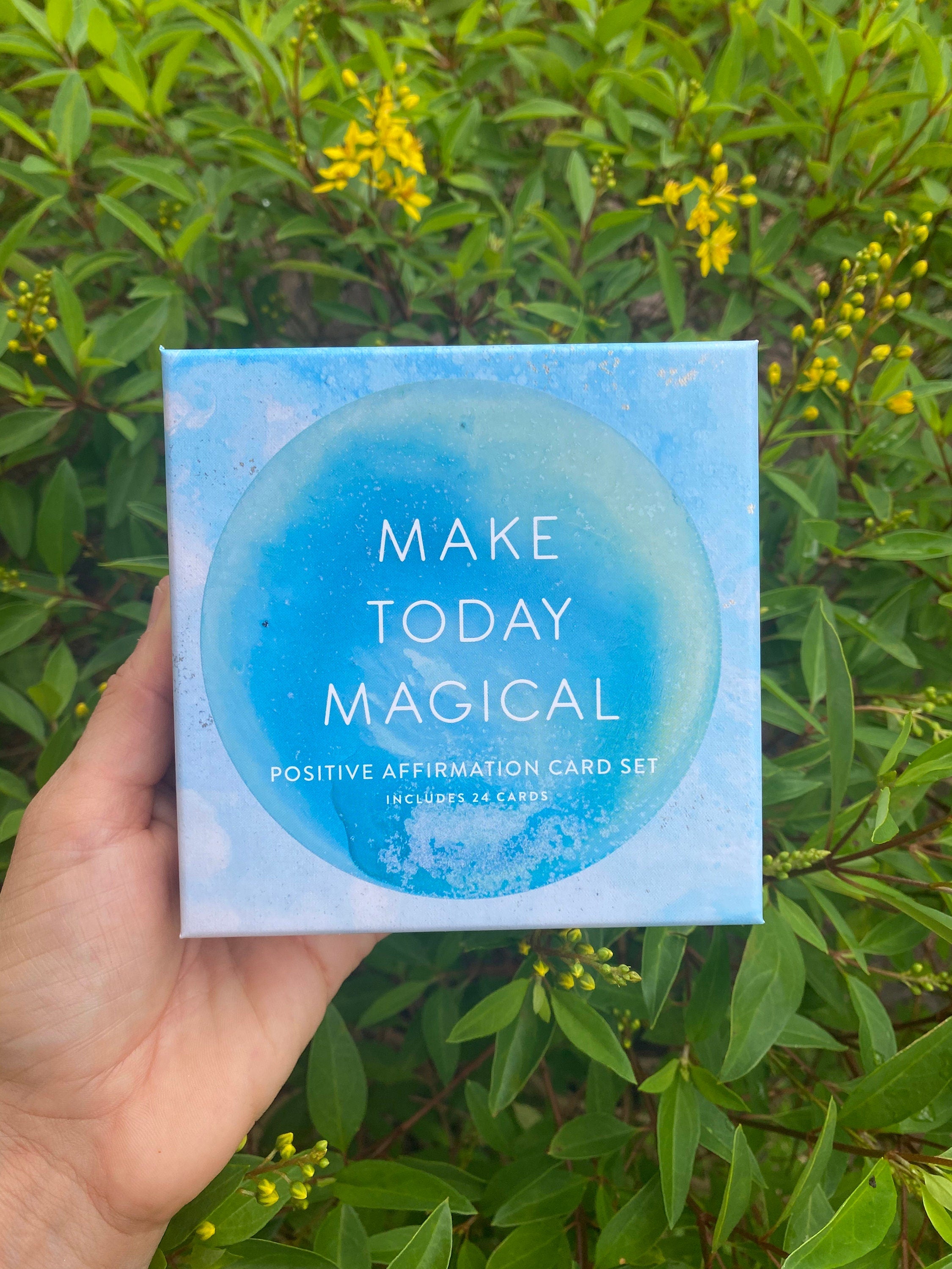 Positive Affirmation Card Box Set - 24 Card Deck, Make Today Special C ...
